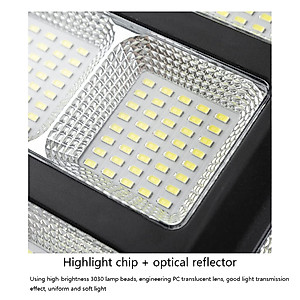 DOOR 1000W Solar Street Lights Outdoor lamp,Dusk to Dawn Solar LED Light, Dusk to Dawn with Radar Sensor, for Parking Lot/Stadium/Yard/Garage/Garden