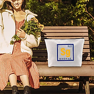 PWHAOO Sigma Gamma Rho 1922 Makeup Bag 1922 Elements Cosmetic Bag Sorority Gift (Sg RHOYAL B)