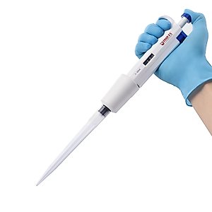 FOUR E'S SCIENTIFIC 1-10ML Single-Channel Pipettor Adjustable Variable Volume Micropipette High Accurate Pipettor for Laboratory