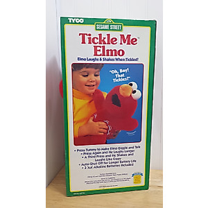 Jim Henson Productions, Inc. Tickle Me Elmo Original 1995 Vintage Plush Doll by Tyco