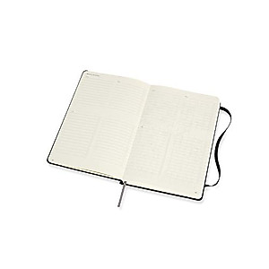 Moleskine PRO Notebook, Hard Cover, Large (5" x 8.25") Professional Project Planning, Black, 240 Pages