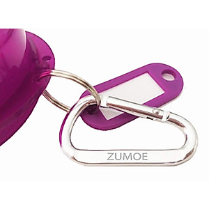 Zumoe Lacrosse Mouthguard Case Retainer Case - Lacrosse Sticks (Purple)