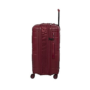 it luggage Momentous 30" Hardside Checked 8 Wheel Expandable Spinner, German Red