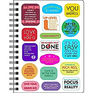 You Are a Badass Deluxe Organizer 17-Month 2022-2023 Monthly/Weekly Planner Cale