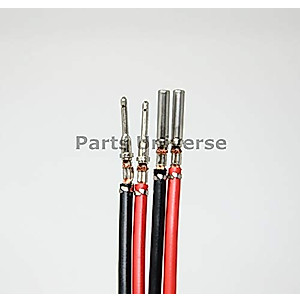 Deutsch DT 2-pin Pigtail Kit, 14AWG Pure Copper GPT Wire (Made in USA)