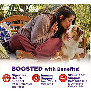 Aurora Pet Variety Pack (6) Wellness Bowl Boosters Hearty Wet Dog Toppers (2) Beef (2) Chicken (2) Turkey (5.5-oz Each) with AuroraPet Wipes