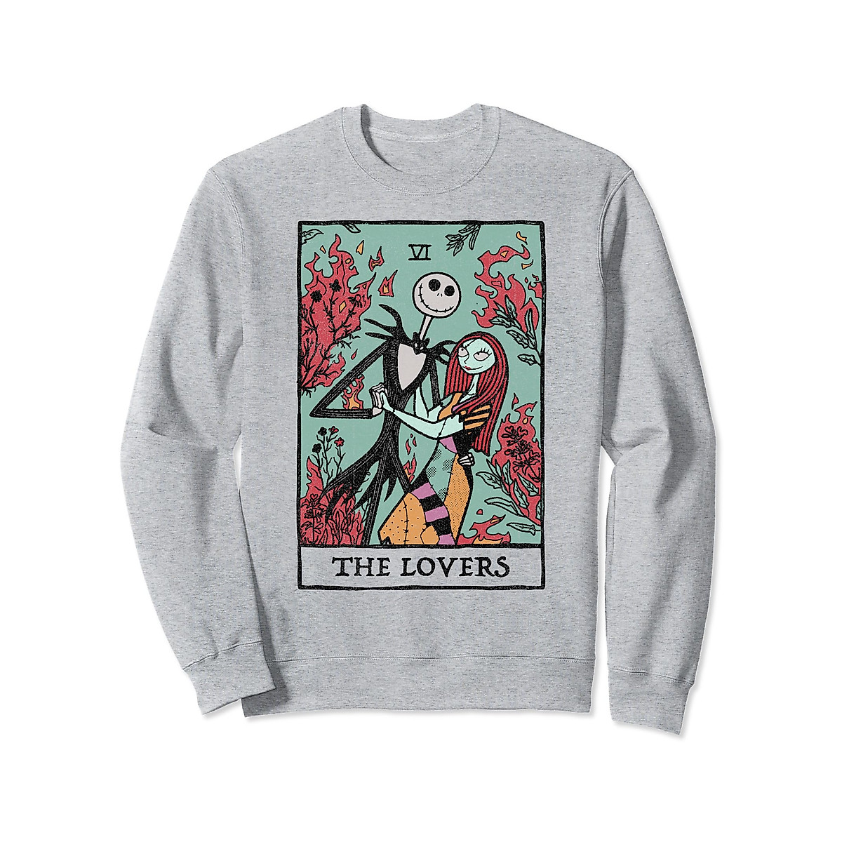 Disney The Nightmare Before Christmas The Lovers Tarot Card Sweatshirt