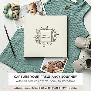 Keepsake Pregnancy Journal to Cherish Forever - A Pregnancy Book to Capture Every Milestone of Mom & Baby’s 9-Month Journey - Pregnancy Baby Journal For Expecting First Time Moms & Experienced Moms