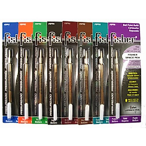 8 Value PACK Multi Color Parker Style Refills by Fisher Space Pen