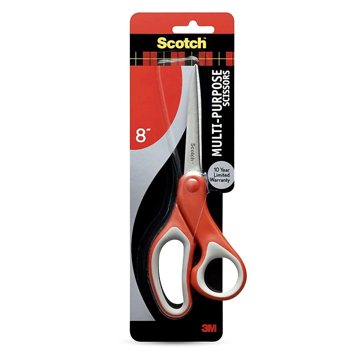 Scotch 8 Inch Multi-Purpose Scissors, Great for Everyday Use (1428)