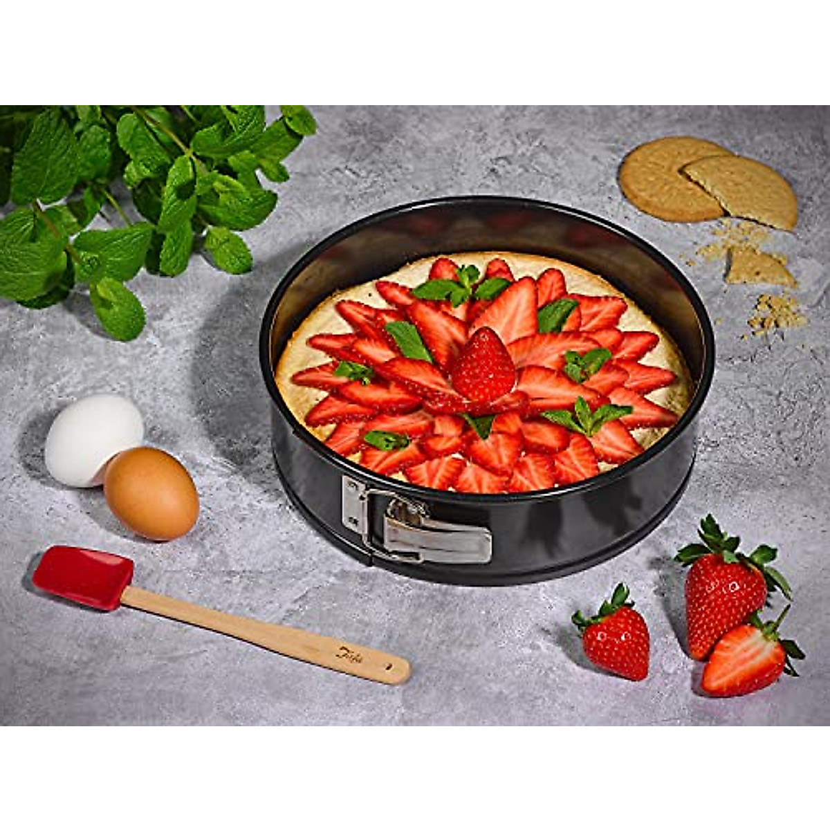 Tala Non Stick 10" Springform Cake Tin, Black