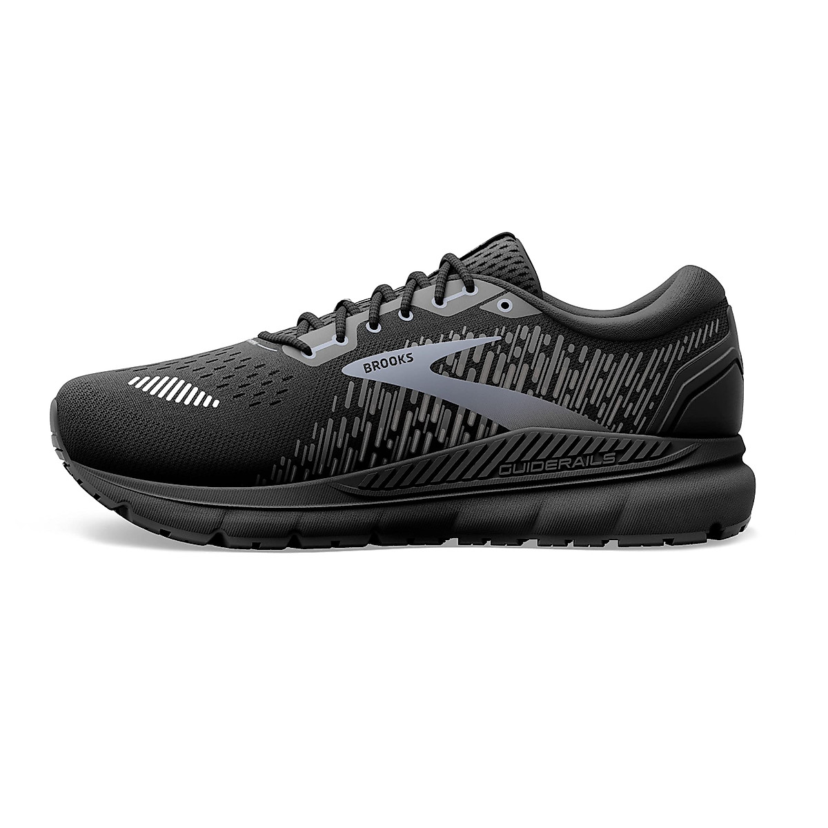 Brooks Men's Addiction GTS 15 Supportive Running Shoe - Black/Black/Ebony - 12 Medium