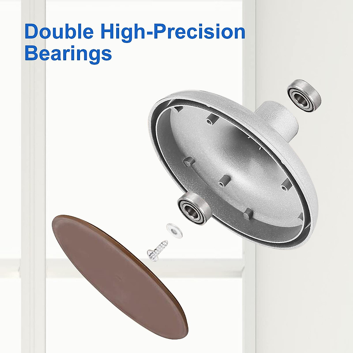 WObell Aluminium Alloy Rotating Cake Stand 12 Inch Revolving Cake Turntable for Cake, Cupcake Decorating Supplies