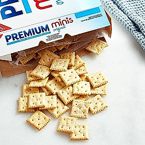 Premium Original Mini Saltine Crackers, 6 - 11 oz Boxes