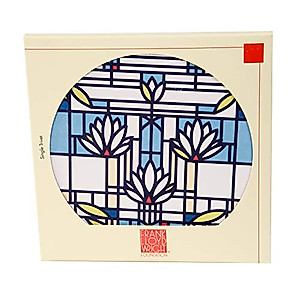 CoasterStone Frank Lloyd Wright Waterlilies Trivet, One Size, Multicolored