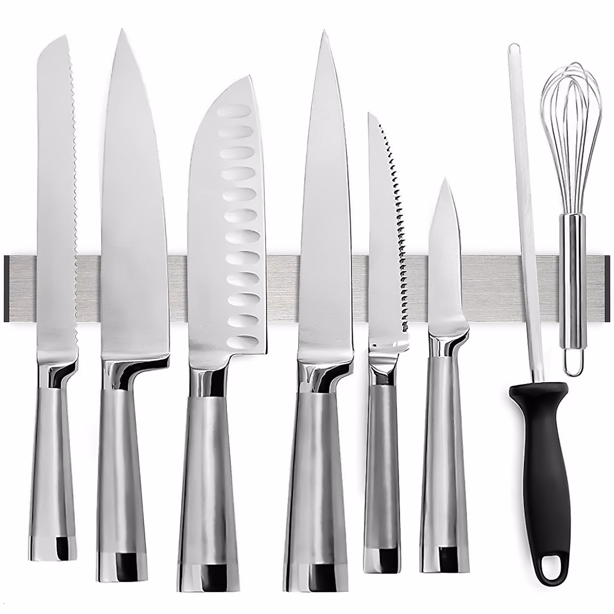 Magnetic Knife Holder 1 Pcs 16In Premium Stainless Steel Magnetic Knife Strip Heavy Duty Magnet Strip for Knives