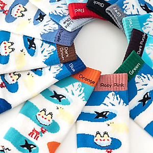 WEIERYA Kids Ski Socks Merino Wool, Thermal Snow Socks, Knee-high Wool Socks for Boys and Girls, 1/3 Pairs Black M 1 Pair