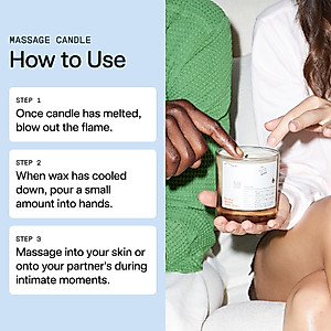 DedCool Massage Soy Wax Candle (01 Taunt, 9 oz | 255 g) Moisturizing Body Oil Candles for Women, Men & Romantic Couples, Sensual Massage Candle for Date Night, Essential Oil, Clean, Non-Toxic