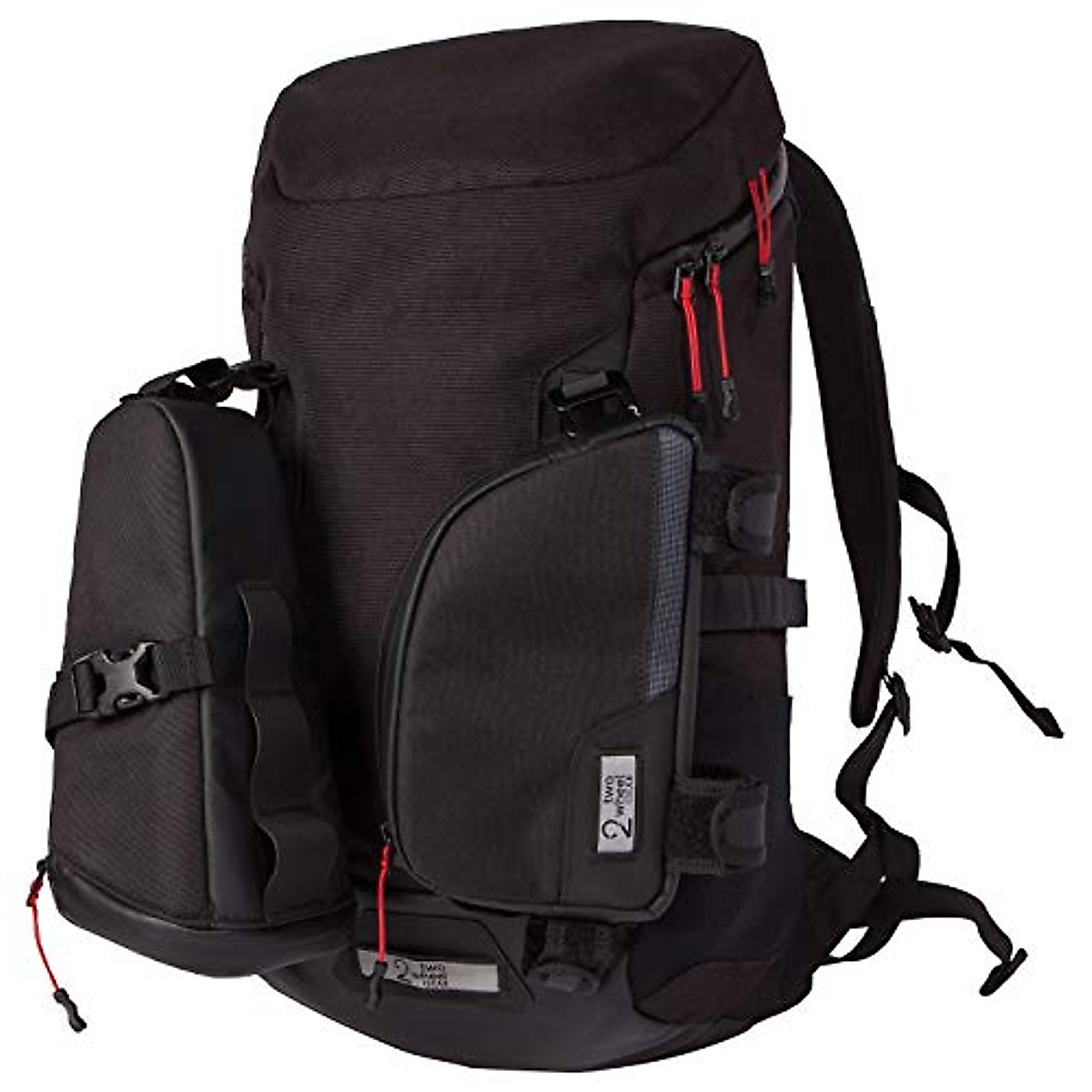 Two Wheel Gear Commuter Laptop Backpack - Water Resistant with 15in Padded Laptop Sleeve, for Travel, Work, Biking, Hiking, and Everyday Use, 26L Black