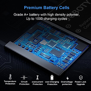 TAYUZH Battery for Game Boy Advance SP, 1000mAh Rechargeable Lithium-ion Battery for Nintendo Gameboy Advance SP GBA SP AGS-001, SAM-003