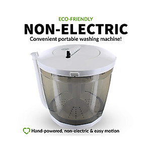 KHOMO GEAR - Mini Portable Washing Machine - Washer and Dryer - Manual Non Electric