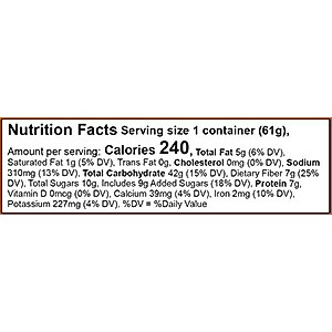 Bob's Red Mill Gluten Free Oatmeal Cup, Maple Brown Sugar, 2.15 Ounce (Pack of 8)