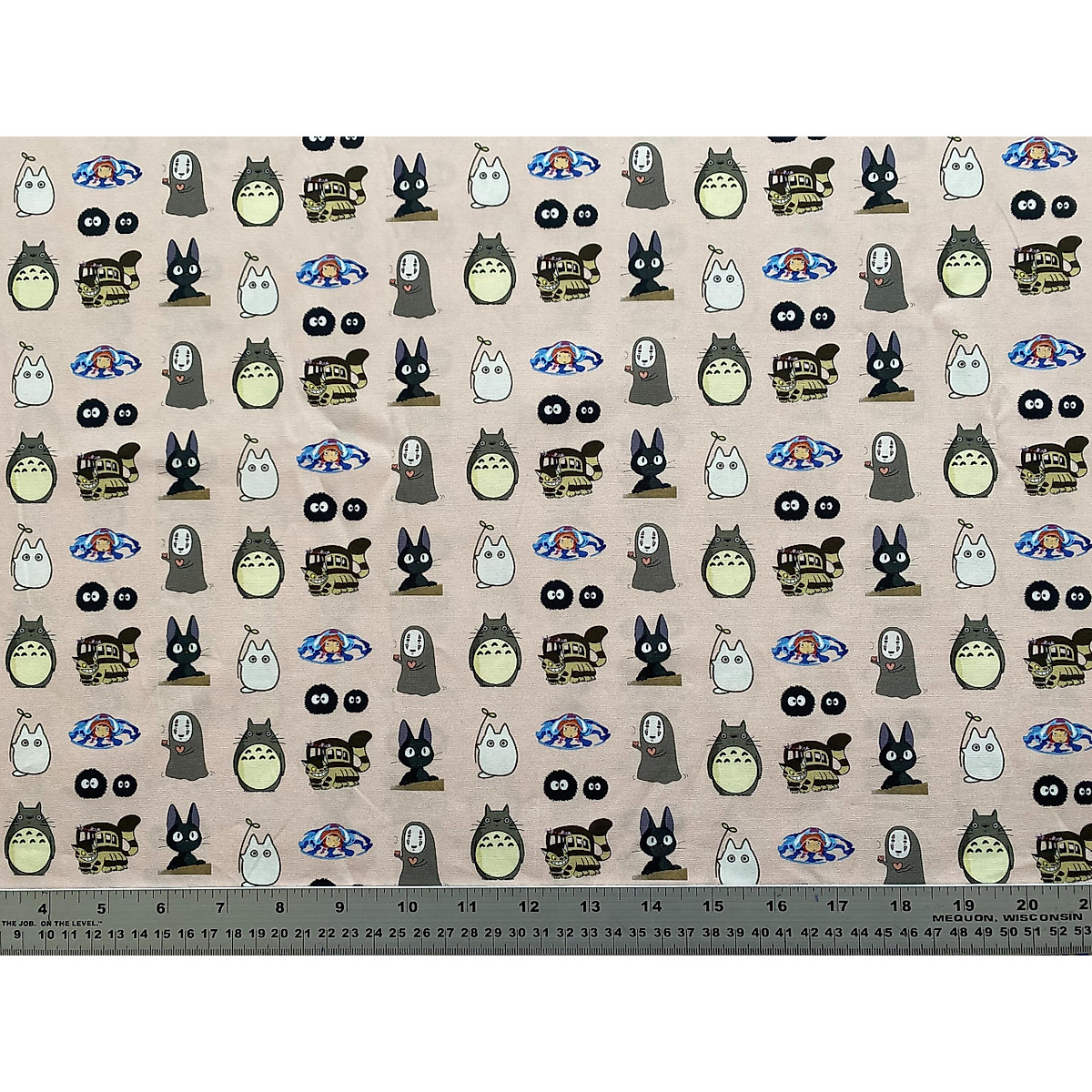 Studio Ghibli Cotton Fabric (1 Yard (36" x 58"))