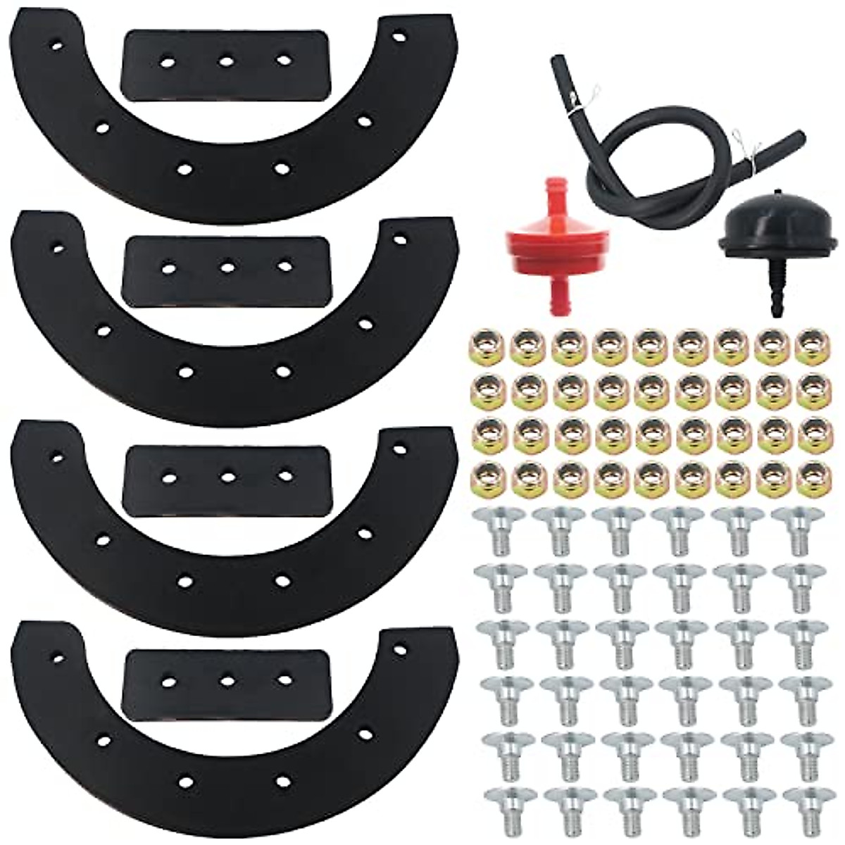 Masnln Snowblower Paddles 302565 302565MA for Murray Craftsman Noma 20" 21" 22" Snow Thrower 335992 with Hardware Kit