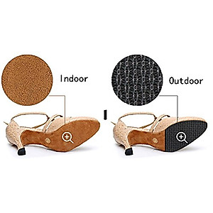 Womens Hollow Out Latin Dance Boots Peep Toe Mid Heel Glitter Shoes Tango Latin Ballroom Chacha Custom Heel Zipa Silver US 11.5