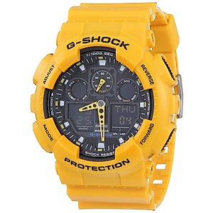 Casio GA100A-9A Watch, Strap.
