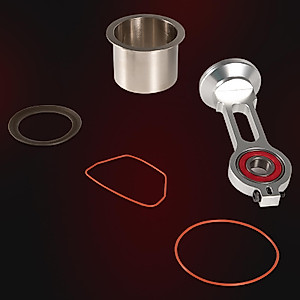 KK-4835 Compressor Piston Kit Connecting Rod Replacement Kit Perfectly Fits for Sears Craftsman Devildiss Dewalt Porter Cable Oil Free Air Compressor Pump, Comparable to KK-4835 KK-5081 A02743