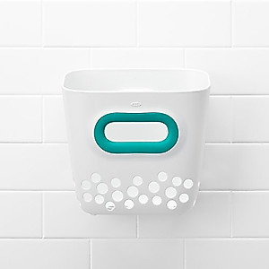 OXO Tot Bath Toy Bin, Teal, 1 Count (Pack of 1)