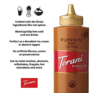 Torani Puremade Sauce, Pumpkin Pie, 16.5 Ounces