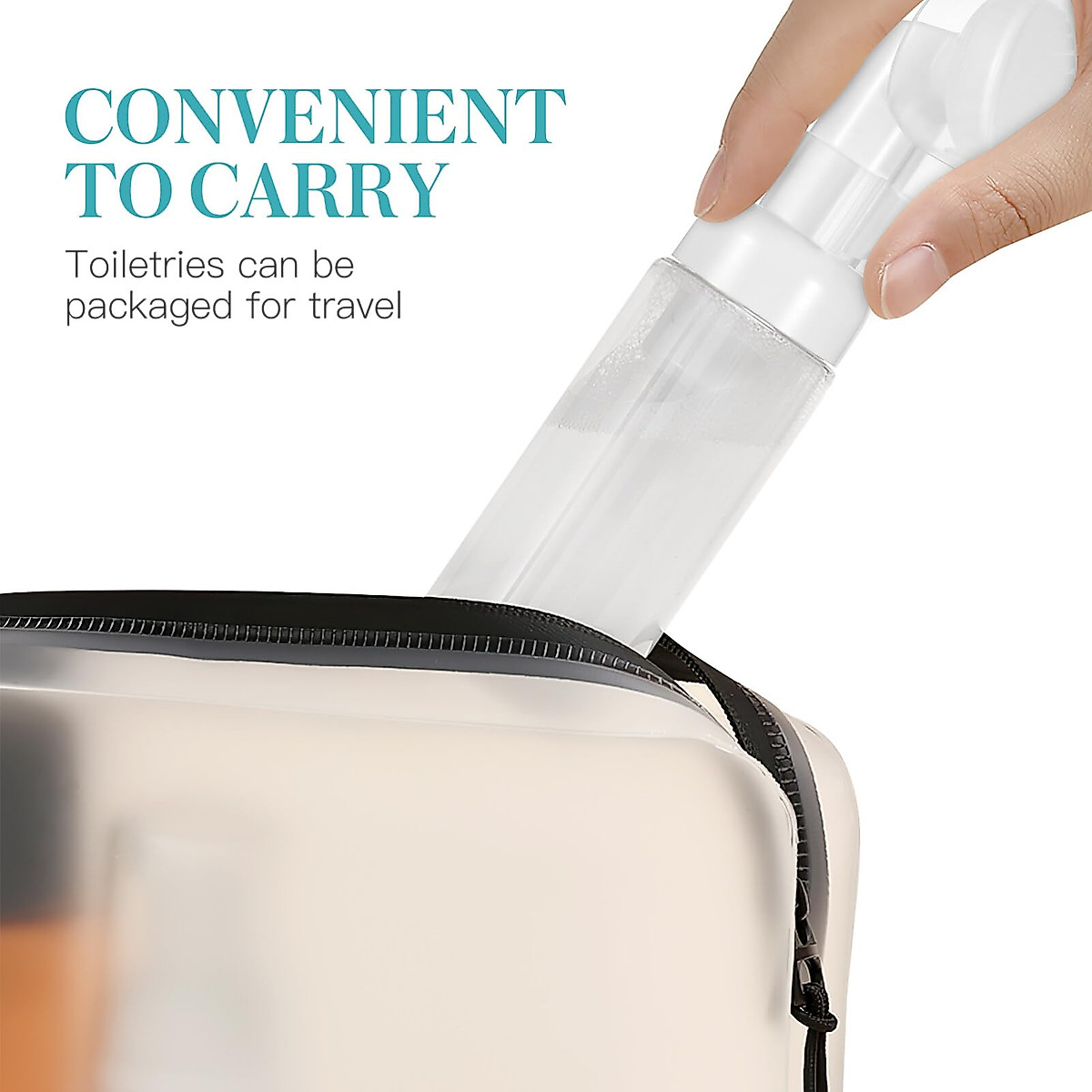 4pcs Foaming Soap Dispenser Small Facial Foaming Bottle Mini Mousse Foaming Soap Pump Container