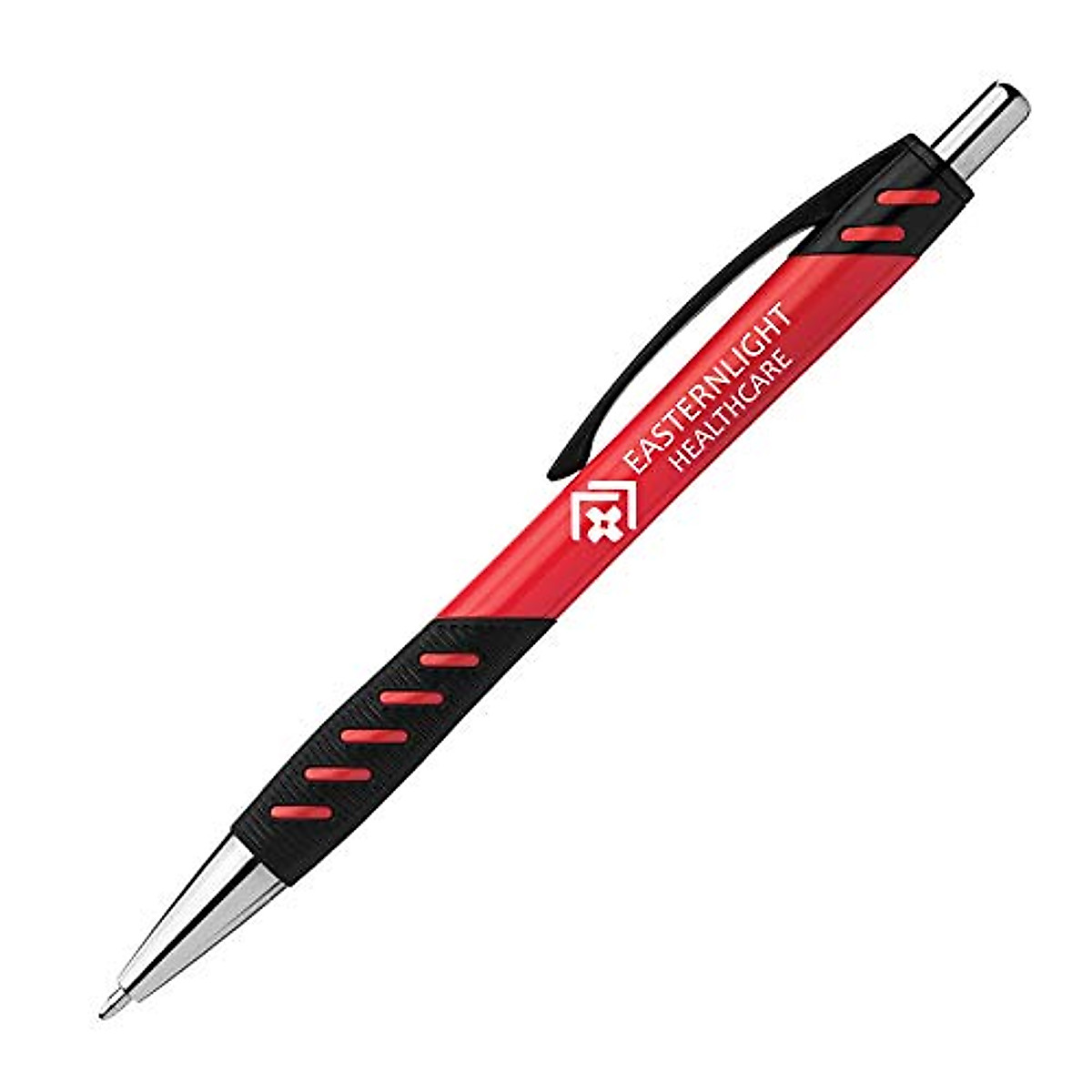 Ummah Promotions Personalized Meteor Plastic Ballpoint Pen Printed with Your Logo/Company Information/Name - 250 QTY