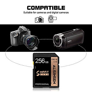 256GB SD Cards Memory Card 512GB High Speed Class 10 Secure Digital Cards for Body Camera ，Tablets and Drones
