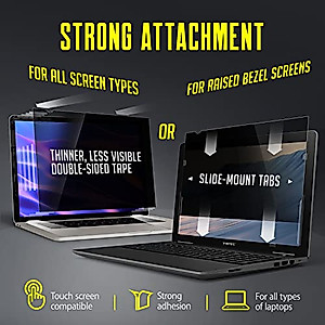 VINTEZ 14 Inch - 16:9 Aspect Ratio - Laptop Privacy Screen Filter for Widescreen Laptop - Anti-Glare - Anti-Scratch Protector Film - Data Confidentiality Shield