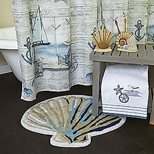 SKL Home Sea Drift Hand Towel Set, White