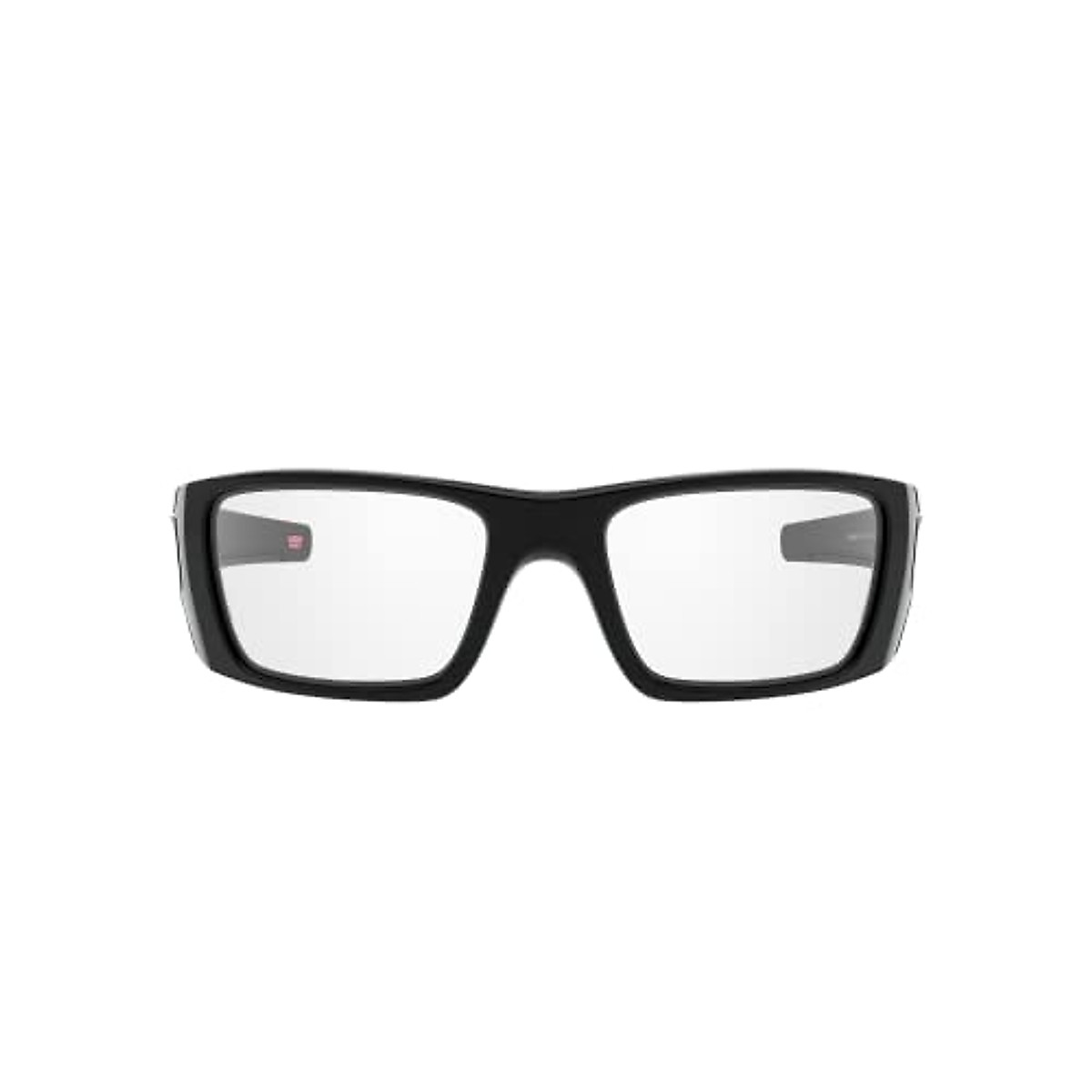 Oakley Men's OO9096 Fuel Cell Rectangular Sunglasses, Polished Black/Clear, 60 mm