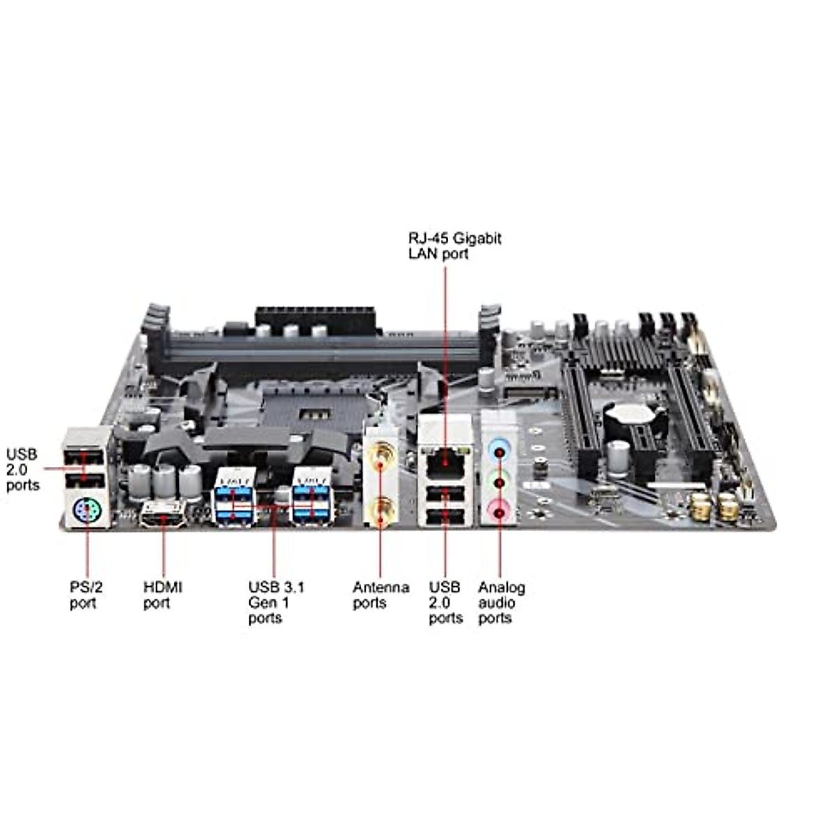 AMD Ryzen 5 4600G 6-Core 12-Thread Unlocked Desktop Processor with Wraith Stealth Cooler Bundle with GIGABYTE B450M DS3H WiFi MATX AM4 Gaming Motherboard