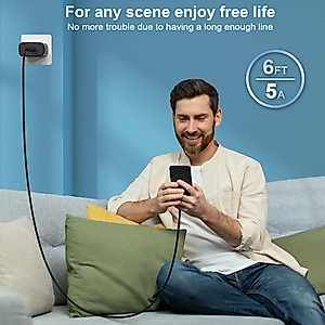 2024 New 45W Samsung Charger USB C Fast Charger Type C Charger for Samsung Galaxy S24 Ultra/S24 /S23 Ultra/S23/S23 FE/S22 ultra/S22/Z Fold 5 4/Z flip 5 4/Galaxy Tab S9 S8 S7/Galaxy Book 3,6FT Cable