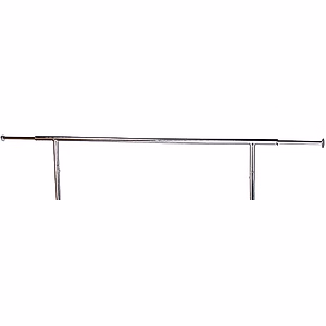 SSWBasics Chrome Single-Rail Collapsible Salesman Clothing Rack