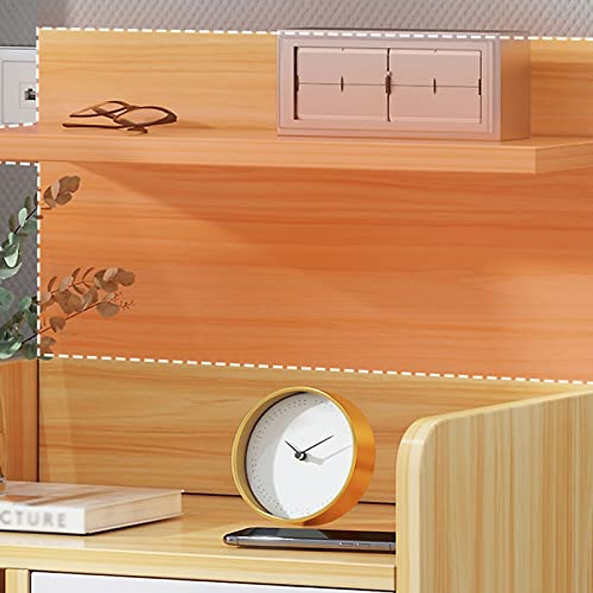HIGOH Bedside Table Home Furniture Bedside Table Living Room Dressing Room Bedside Table Simple Modern Bedroom Apartment Locker
