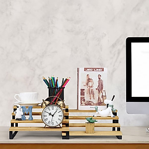 MOOACE 4-Tier Bamboo Spice Rack Organizer for Cabinet, Expandable Spice Rack Shelf Organizer for Kitchen Cabinet Countertop, Set of 2