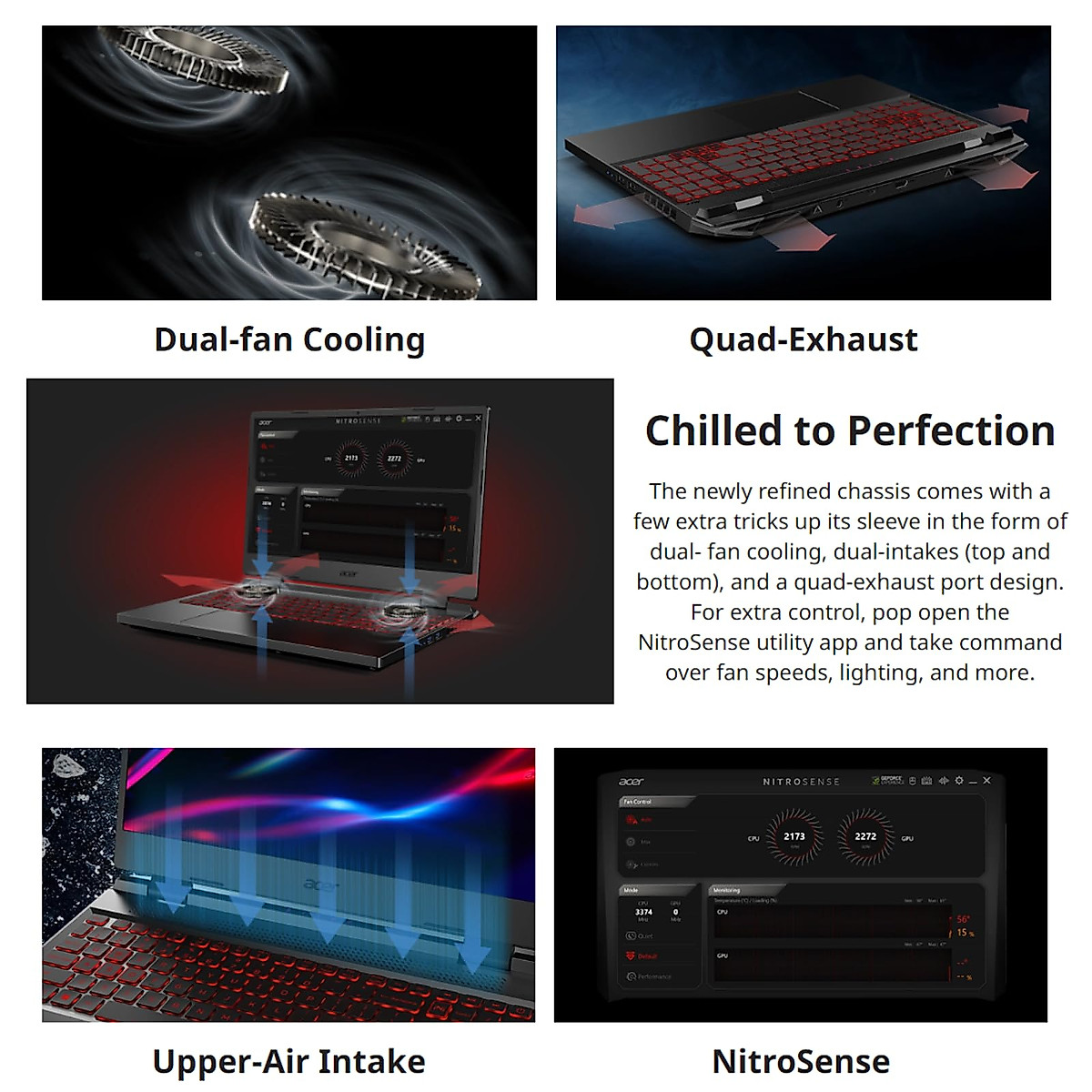 acer 2023 Newest Nitro 5 Gaming Laptop, 15.6" QHD 165Hz Display, AMD Ryzen 7 6800H up to 4.7GHz, NVIDIA GeForce RTX 3070 Ti, 32GB DDR5 RAM, 2TB SSD, Wi-Fi 6E, Backlit Keyboard, Windows 11 Home