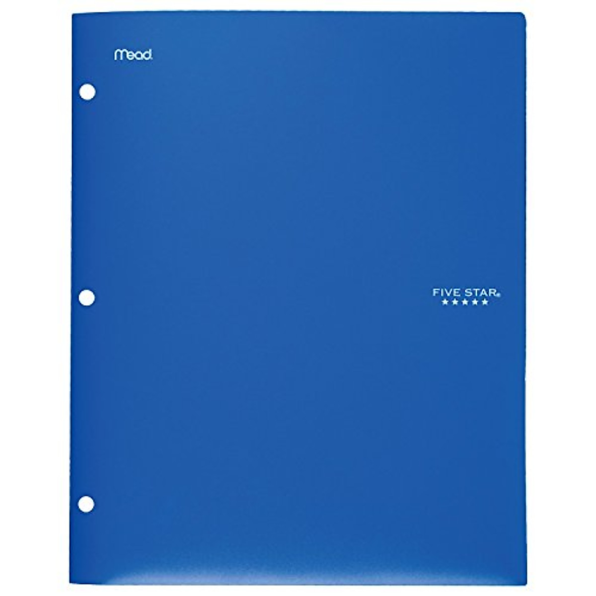 Five Star 2 Pocket Folder, Stay-Put Folder, Plastic, Folders with Pockets, Color Selected for You, 1 Count (33210)