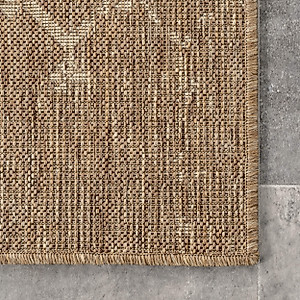 nuLOOM Grayson Moroccan Trellis Indoor/Outdoor Area Rug, 5x8, Beige