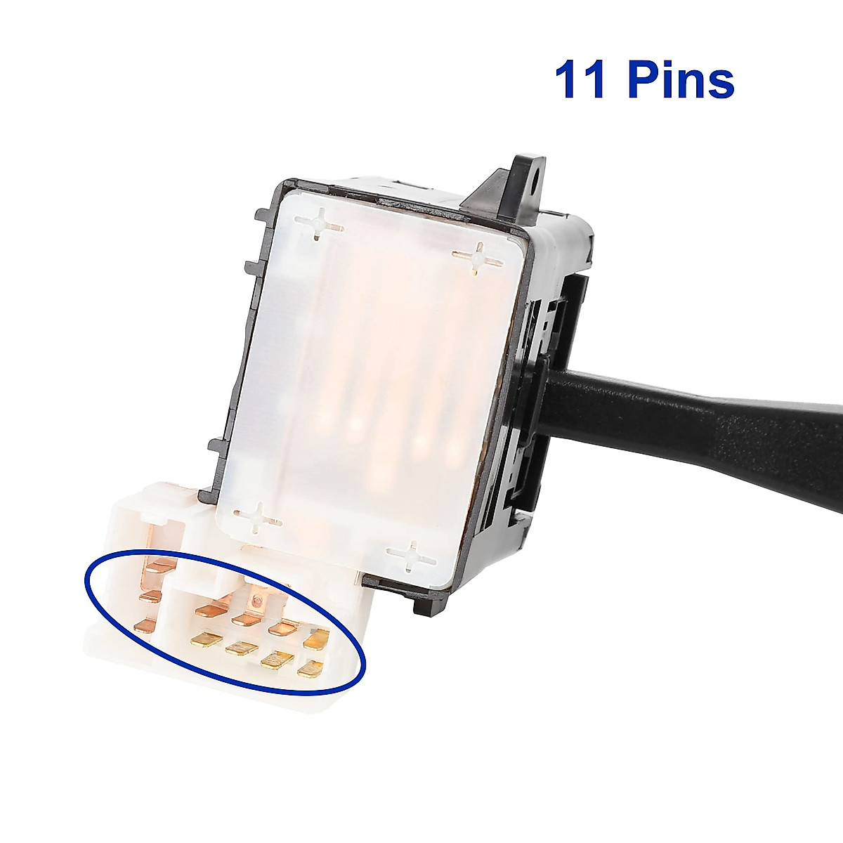 X AUTOHAUX Turn Signal Switch Headlamp Dimmer Multifunction Combination Switch for Nissan Pickup 1986-1991 1993 Replaces 25540D4500 25540-D4500