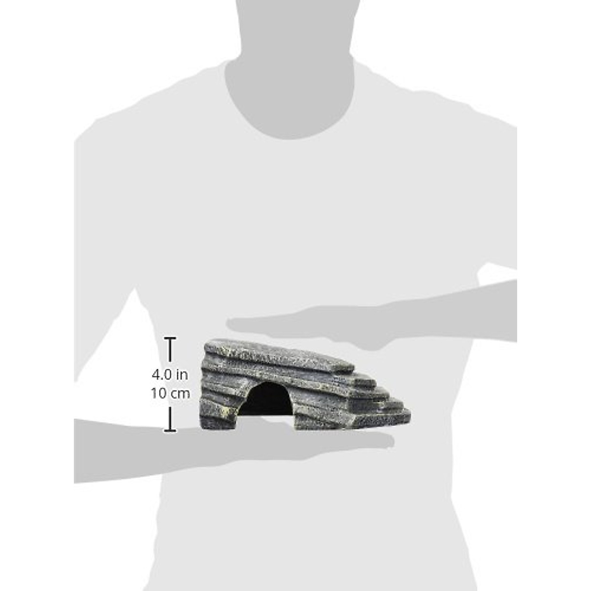 Zilla Herp Hotel, Grey, Medium, Natural