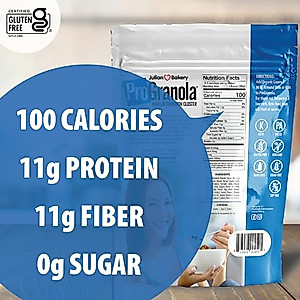 Julian Bakery® ProGranola® Cereal | Vanilla Cinnamon | 12g Protein | Paleo | 2 Net Carbs | Gluten-Free | Grain-Free | 15 Servings